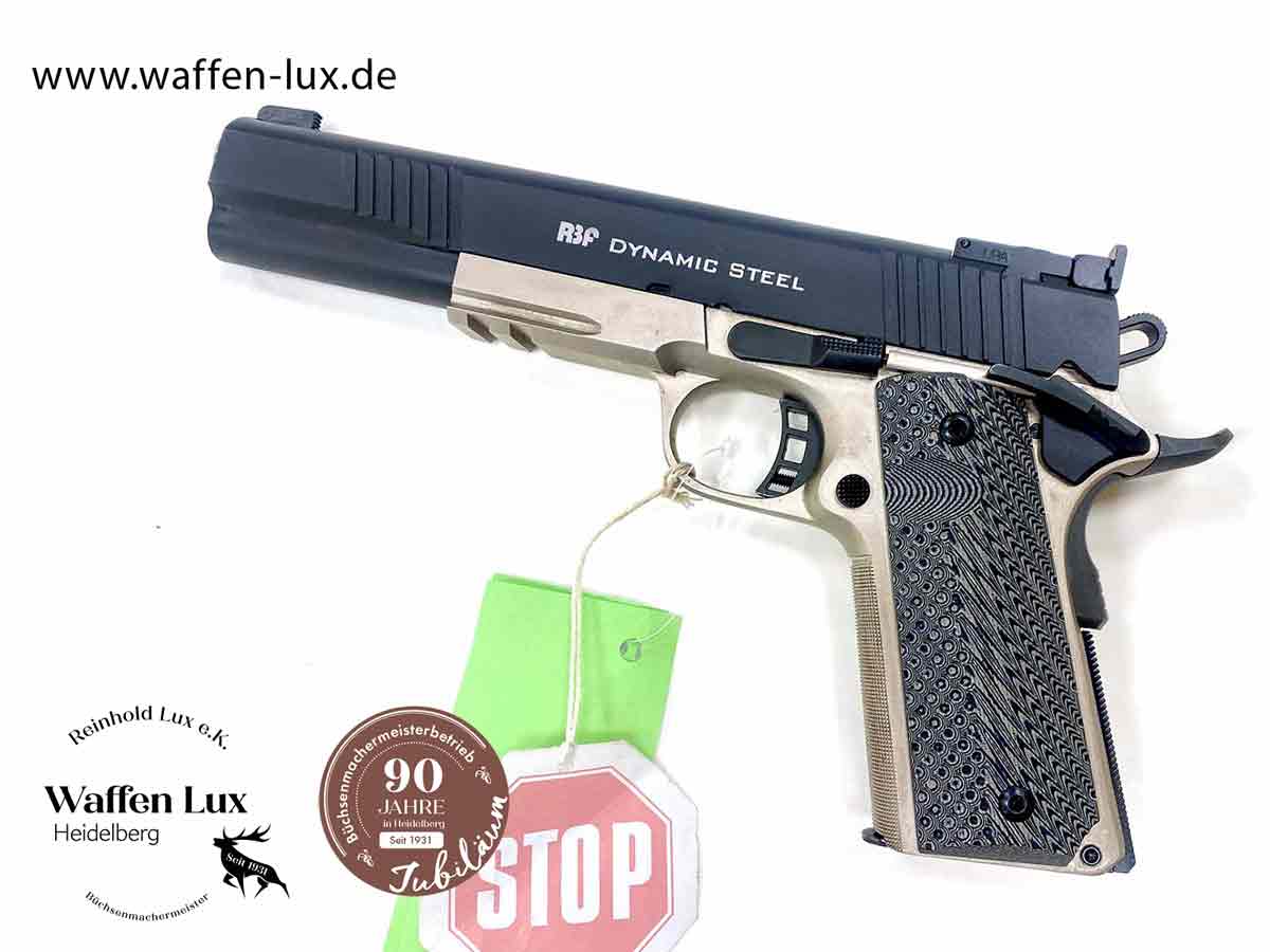 Halbautom.Pistole,RBF, Mod.: Dynamic Steel 6",Kal.:9mmLuger, Fabrikneu ...